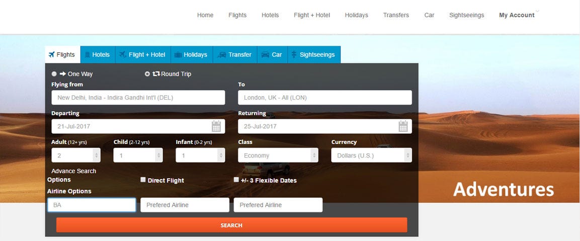 Travel Planner Booking Engine - BlazeBe - Medium