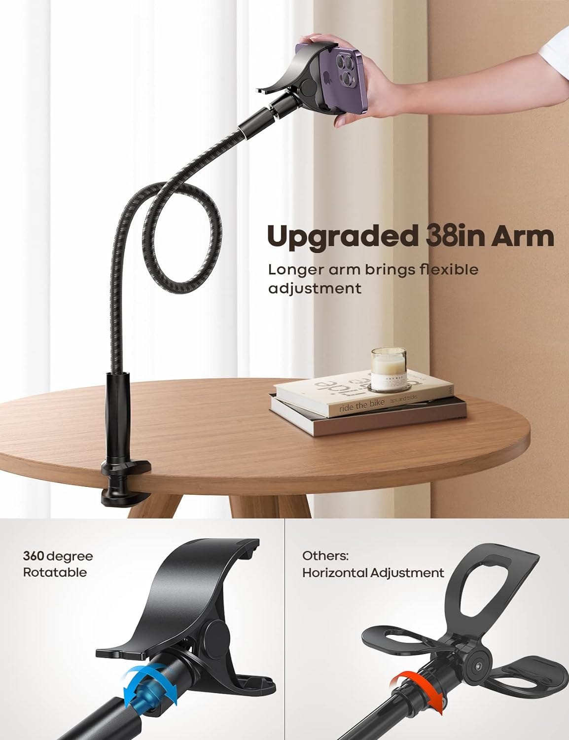 Enhance Your Comfort with the Lamicall Gooseneck Phone Holder Bed | by ...