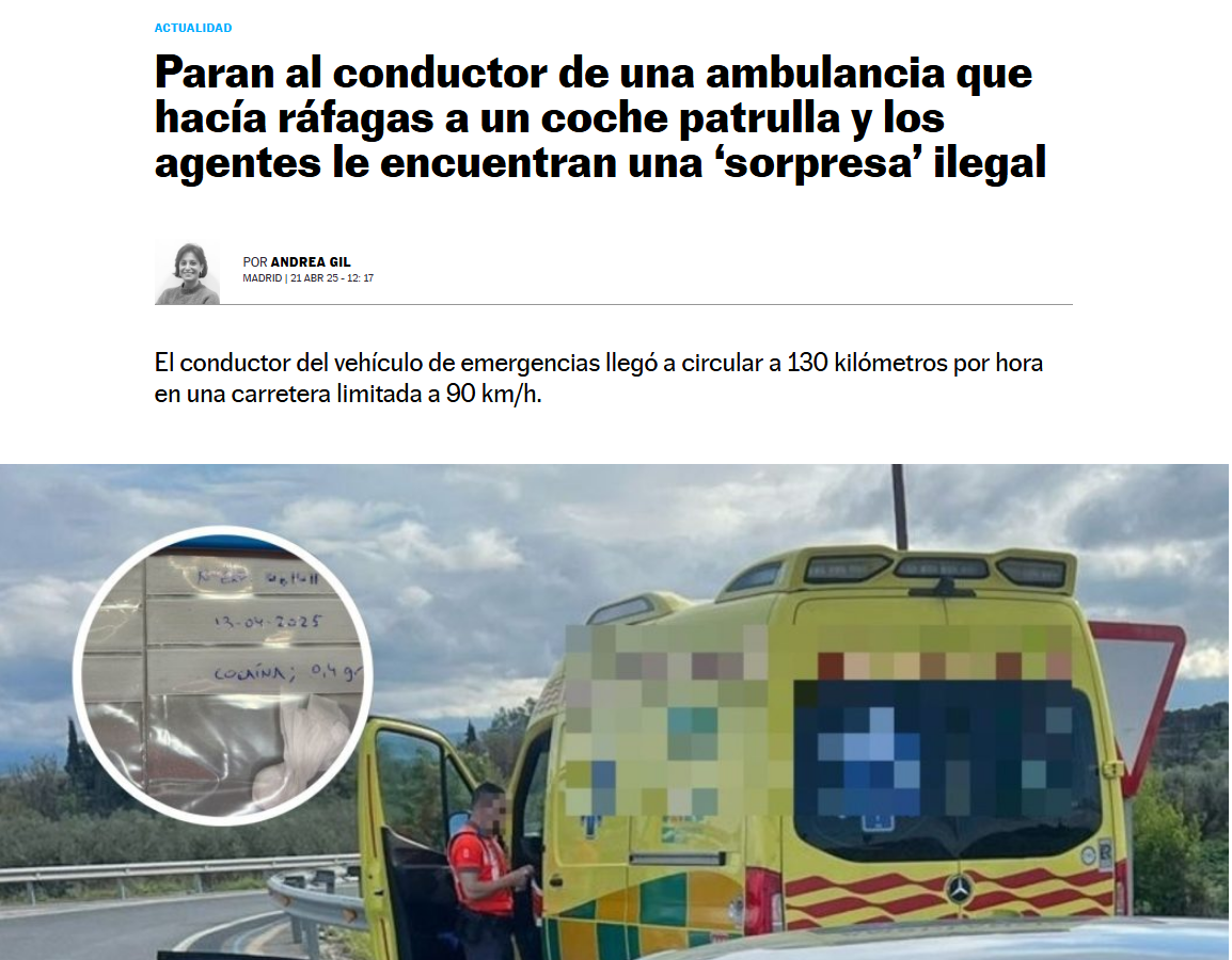 Supongo la broma de la ambulancia habrá salido más cara - Javier ...