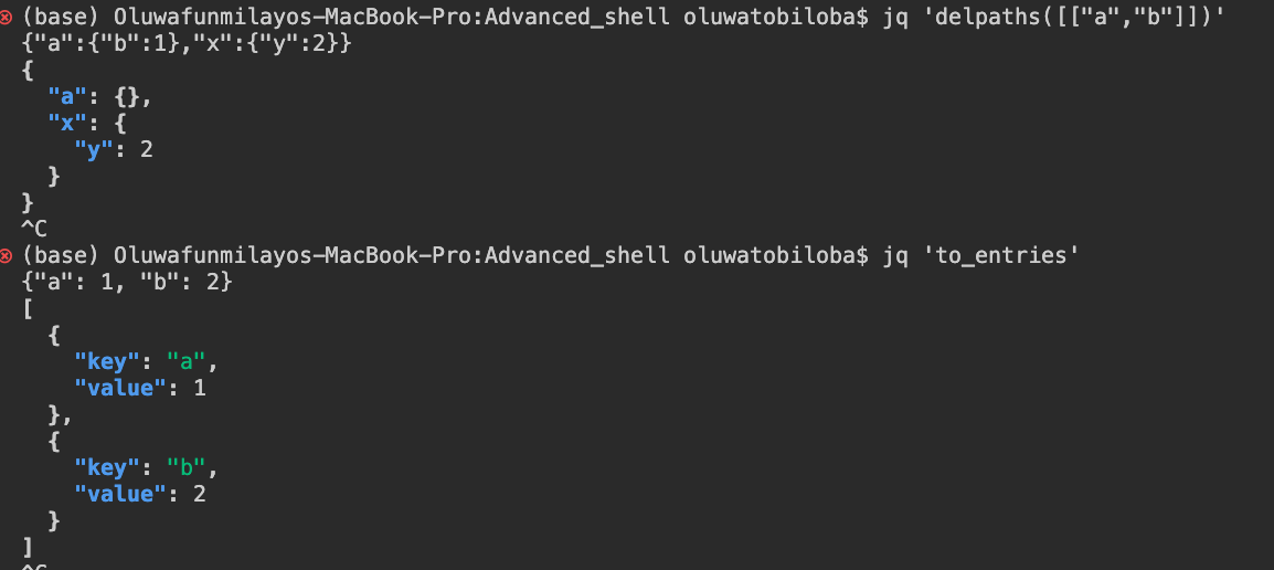 Dummy JQ: Basic filters, Basic filters and Builtin operators and functions | by Oluwatobiloba ...