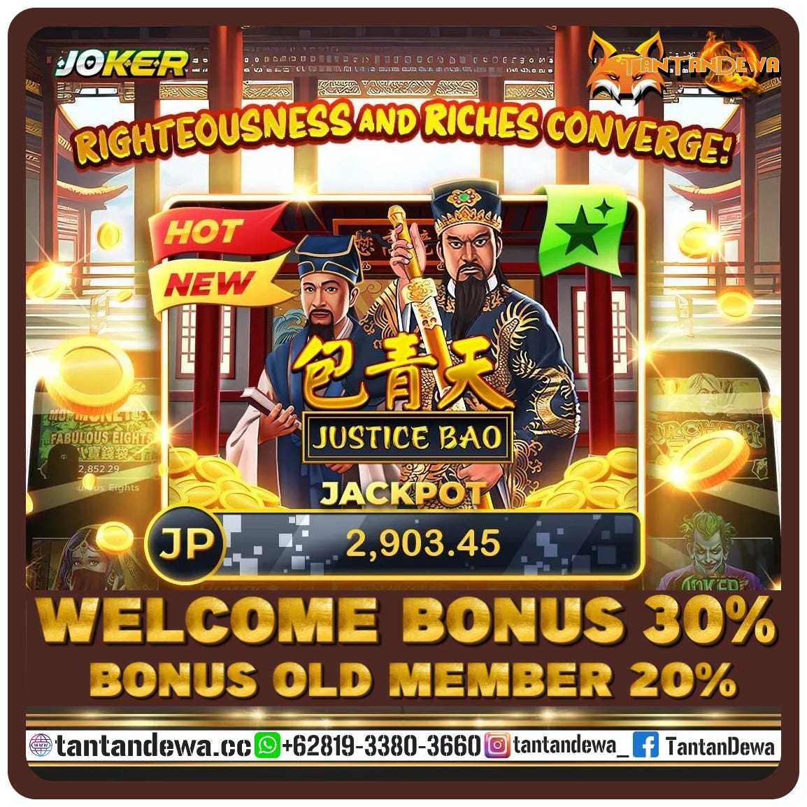 Joker Gaming Slot Justice Bao Situs Slot Joker Resmi Joker Gaming Indonesia | by VANESA | Apr ...