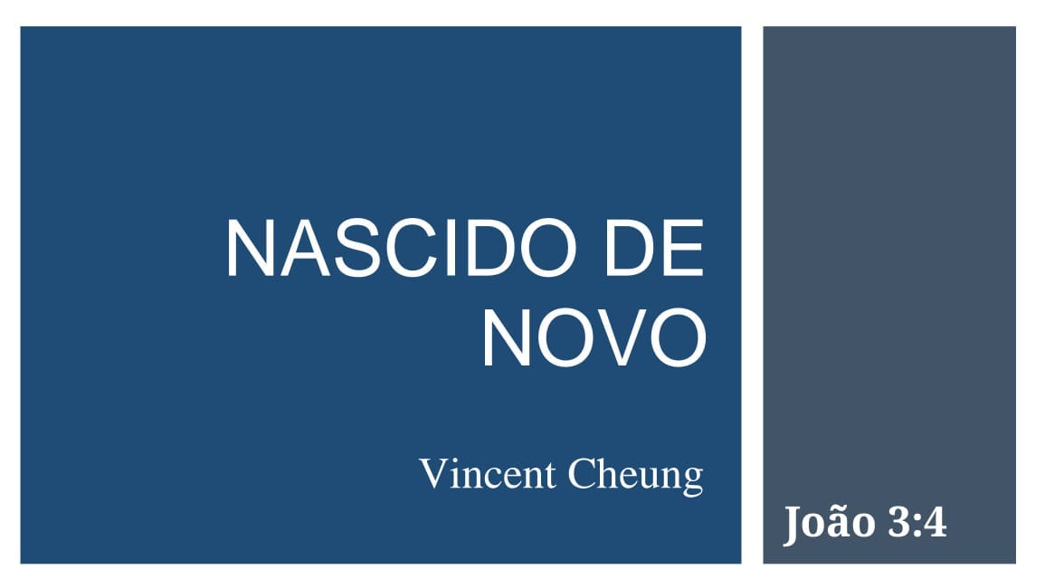 João 3:4. Extraído de “Born Again” (2006). | by As Obras de Vincent Cheung | Medium