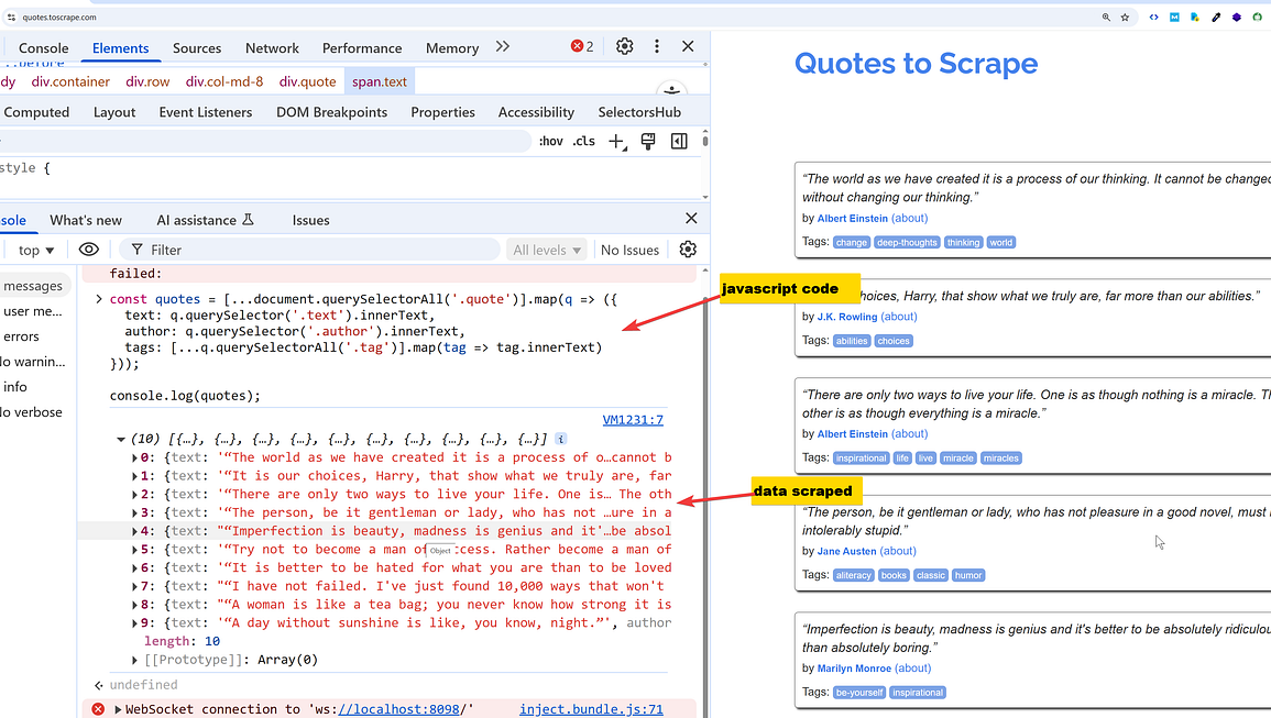 How to Scrape Websites Using Only Your Browser: No External Tools ...