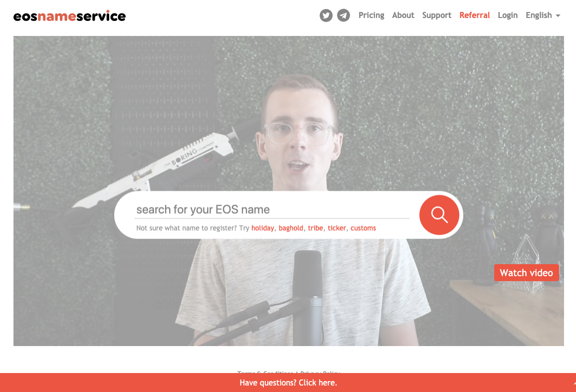 EOS Name Service: The Portal to EOS | by Cypherglass | Medium