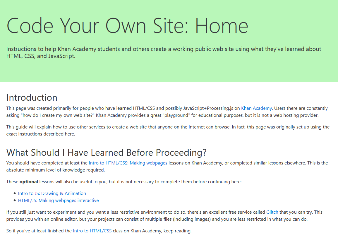 Code Your Own Site (Tutorial). I created this Code Your Own Site… | by ...