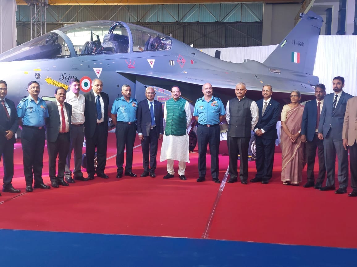 HAL Hands Over First LCA Tejas Twin Seater Aircraft to IAF | by Ira ...