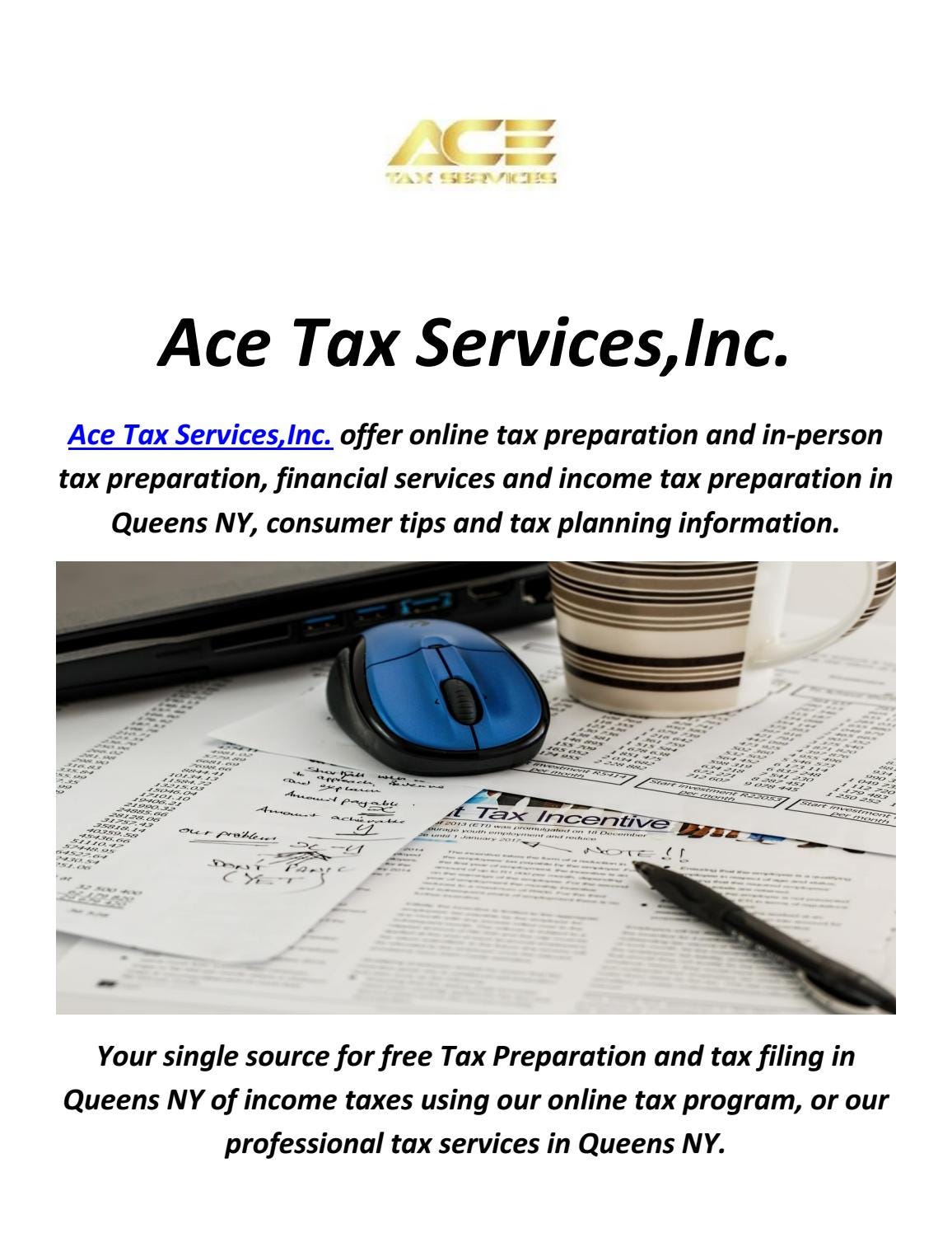 Tax Accountant Queens NY. Ace Tax Services is a premier tax… | by s | Medium