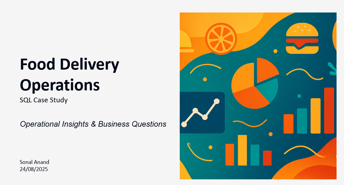 🚀 Food Delivery Operations — SQL Case Study Project | by Sonal Anand ...