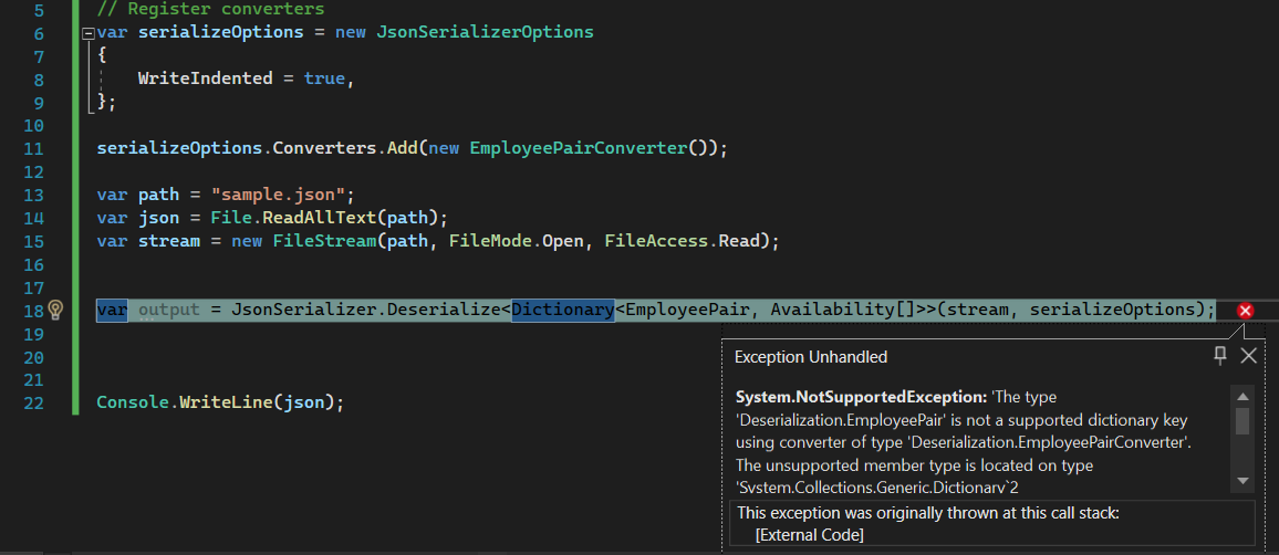 Deserializing custom dictionary keys | by Leonaviciute Aida | Medium