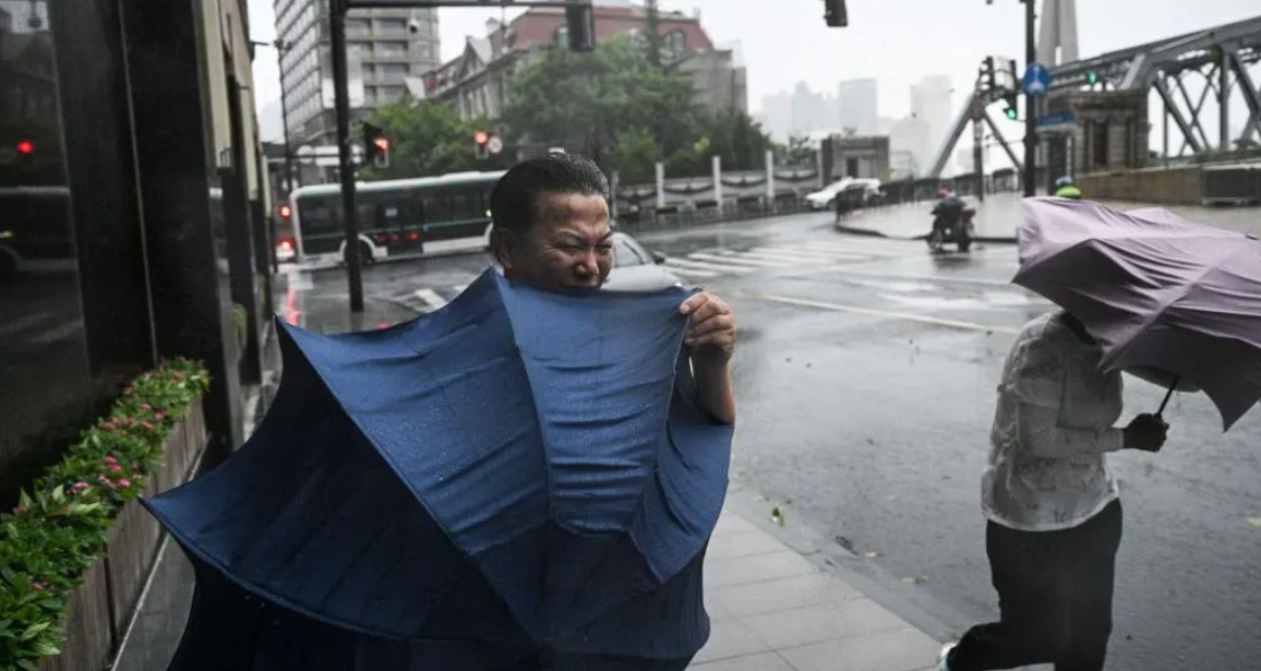 Shanghai Hit Hard by Typhoon Bebinca, City’s Worst Storm in 75 Years ...