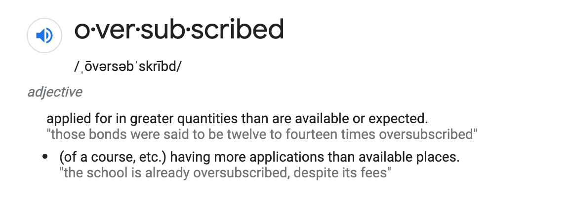 Tech Reporters, You’re Being Played By Using “Oversubscribed” To ...
