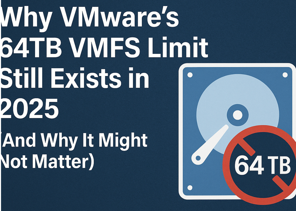 Why VMware’s 64TB VMFS Limit Still Exists in 2025 (And Why It Might Not ...