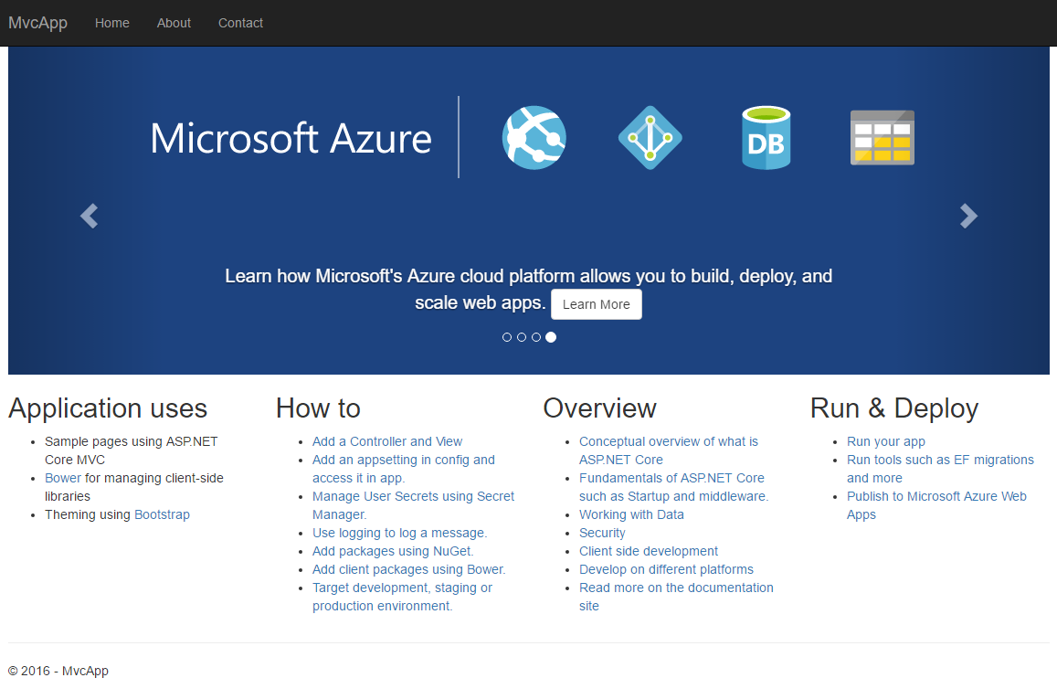 Build a .NET Core Web App in Azure | by Aaron Roney | Azure Developers ...