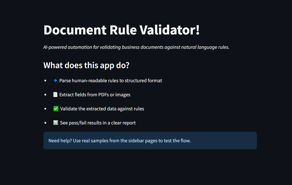 Automating Document Validation Using LLMs: Building a Smart Rule Engine with RAG and Prompt ...