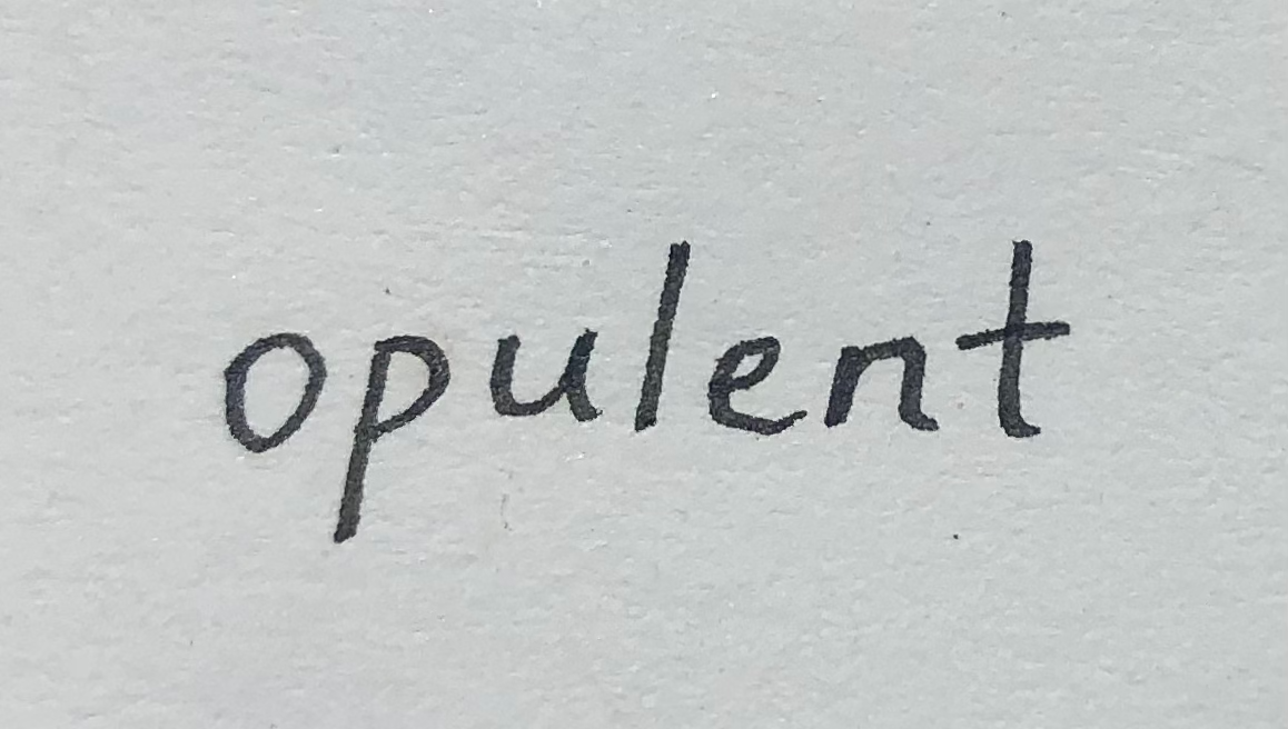 18. opulent | definition | WonDered WorDs