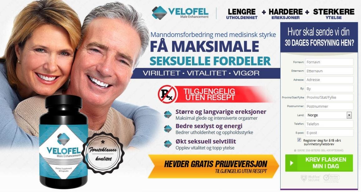 Velofel Norway: Male Enchantment Pills, Benefits and Official Store ...