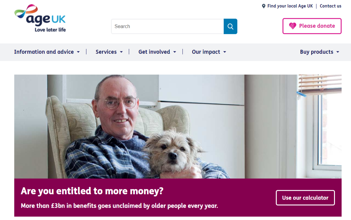 We’ve relaunched the Age UK website! | by Rob Mansfield | Age UK ...