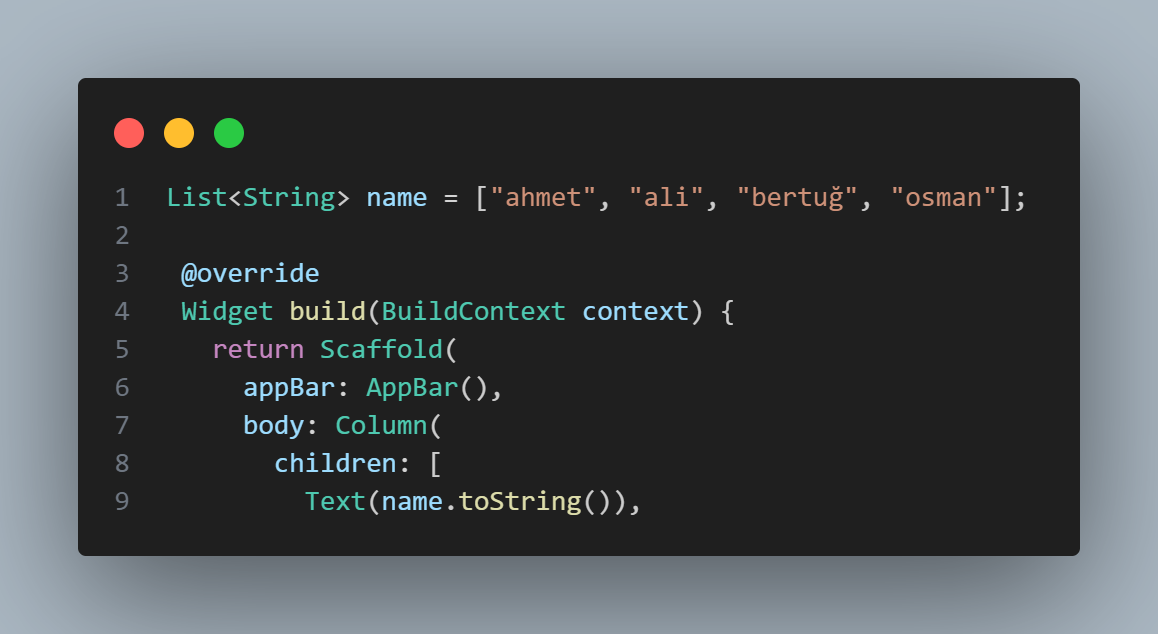 Flutter- Dart CONVERT. senaryo1: bir liste var bu listenin… | by turanulupinar | Medium