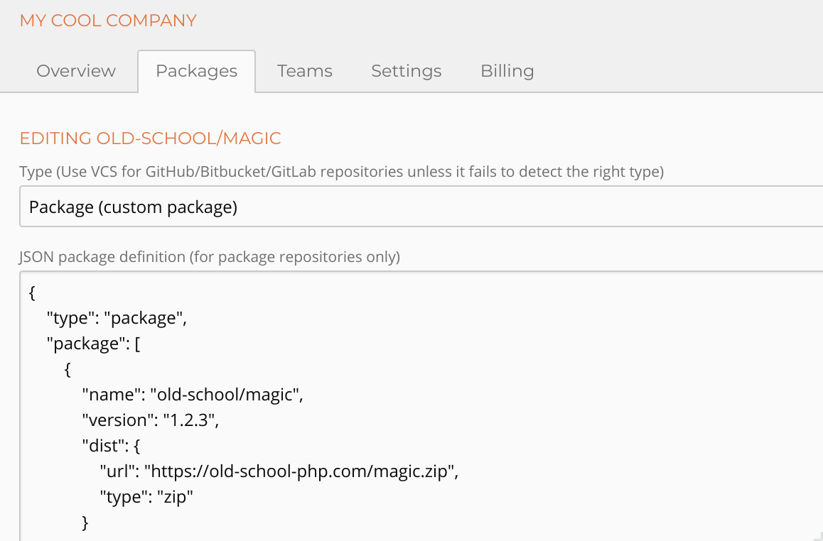 Custom Package Definitions. Using code distributed in zip files… | by Nils Adermann | Private ...