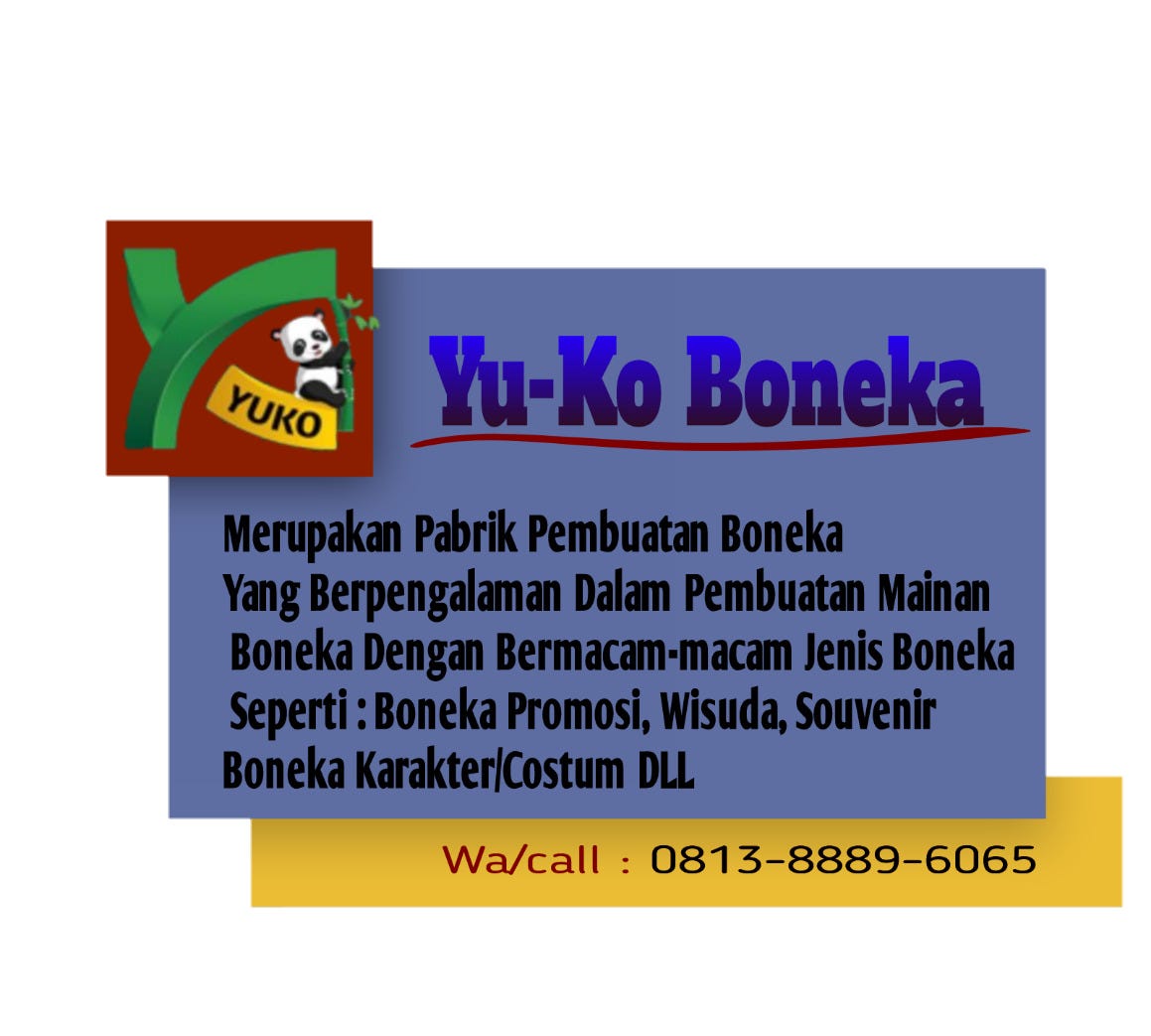 Boneka Custom. Yu-Ko Boneka adalah produsen dan… | by Boneka ...