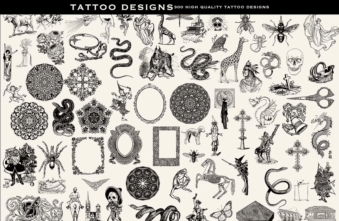 300 VINTAGE TATTOO DESIGNS Free | by Twilighttrove | Sep, 2024 | Medium