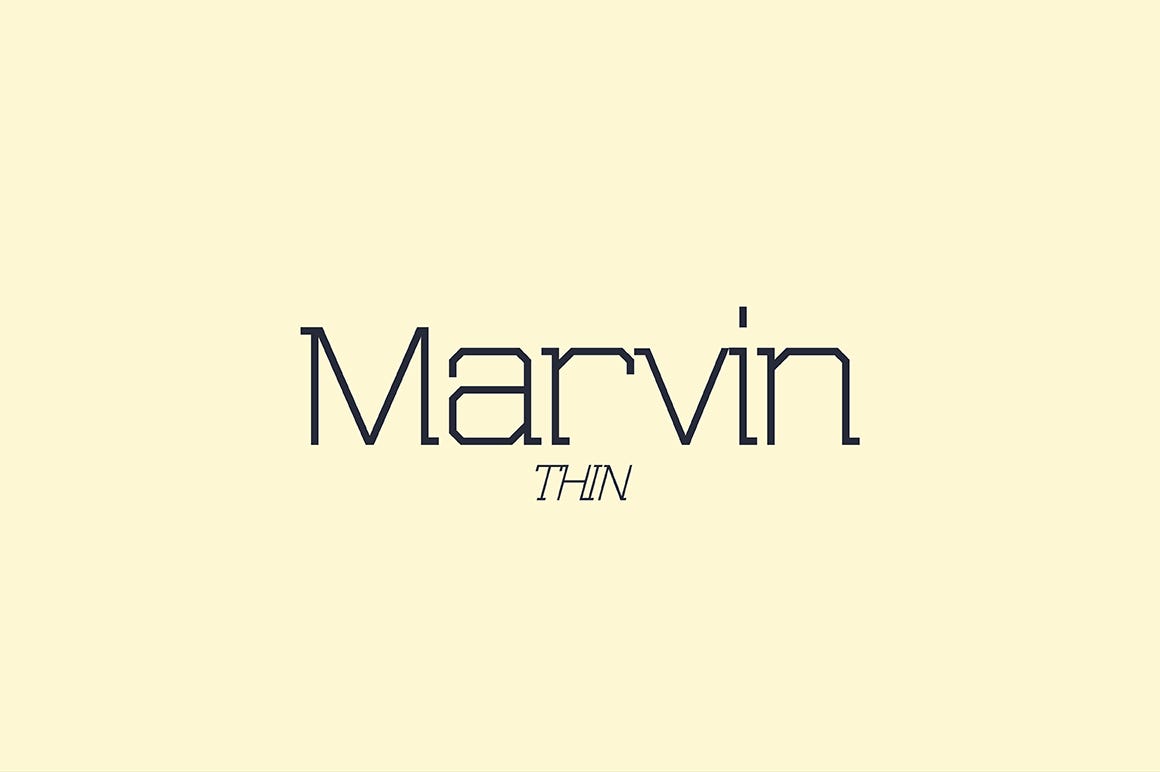 Marvin Thin Font | by Gracegrid | May, 2024 | Medium