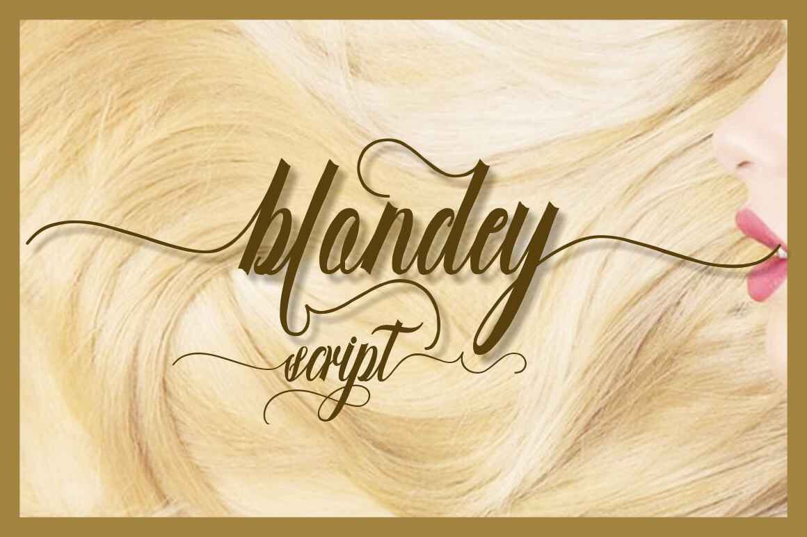 Blondey Script Font | by Isabellaillumina | May, 2024 | Medium