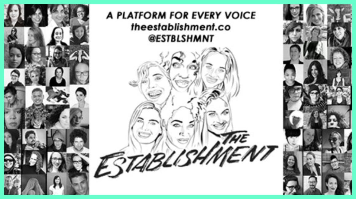 The Establishment Looks Back On Year One | by The Establishment | The ...