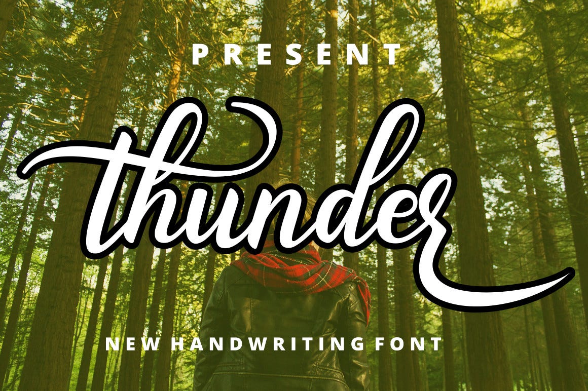 Thunder Font Free - Prismpulse - Medium