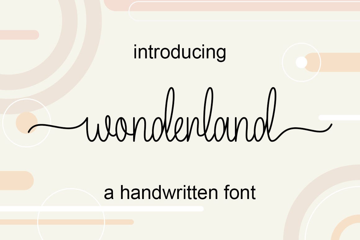 Wonderland Font - Seraphinaspectrum - Medium