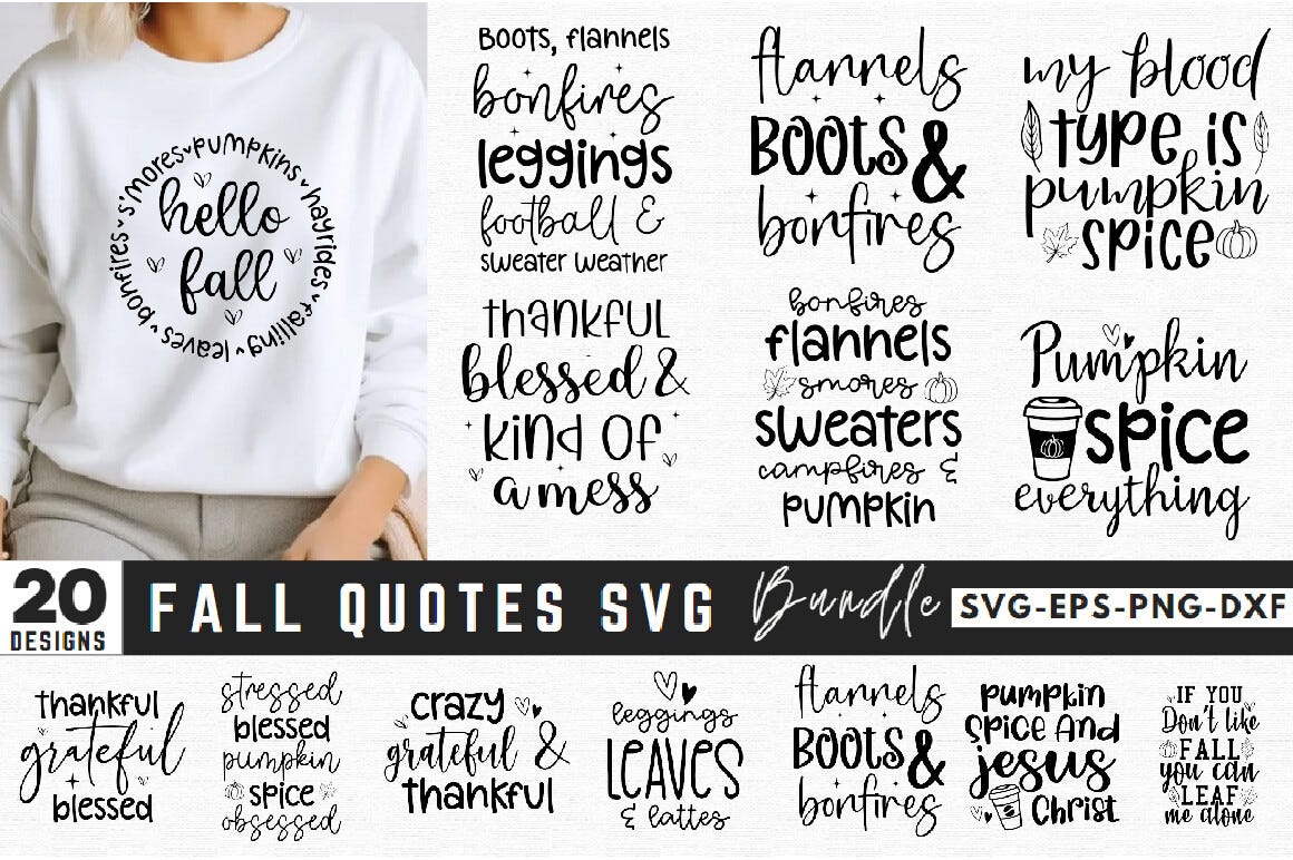 Fall Quotes SVG Bundle Free | by Subsequent | Oct, 2024 | Medium