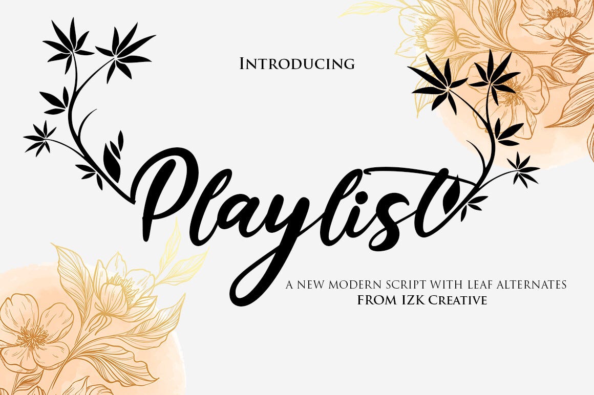 Playlist Font - Glowgrove - Medium