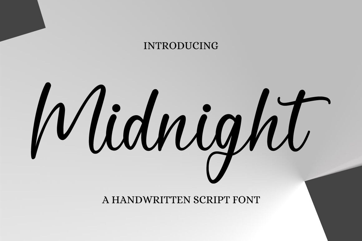 Midnight Font - Miamosaic - Medium