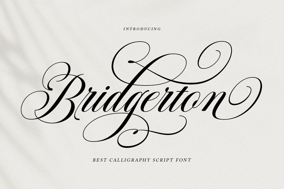 Bridgerton Font | by Arttechtom | Jun, 2024 | Medium