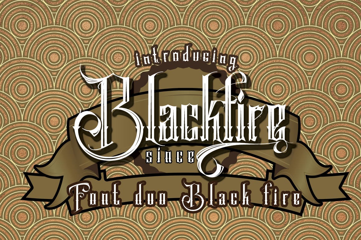 Blackfire Font - Chloechroma - Medium