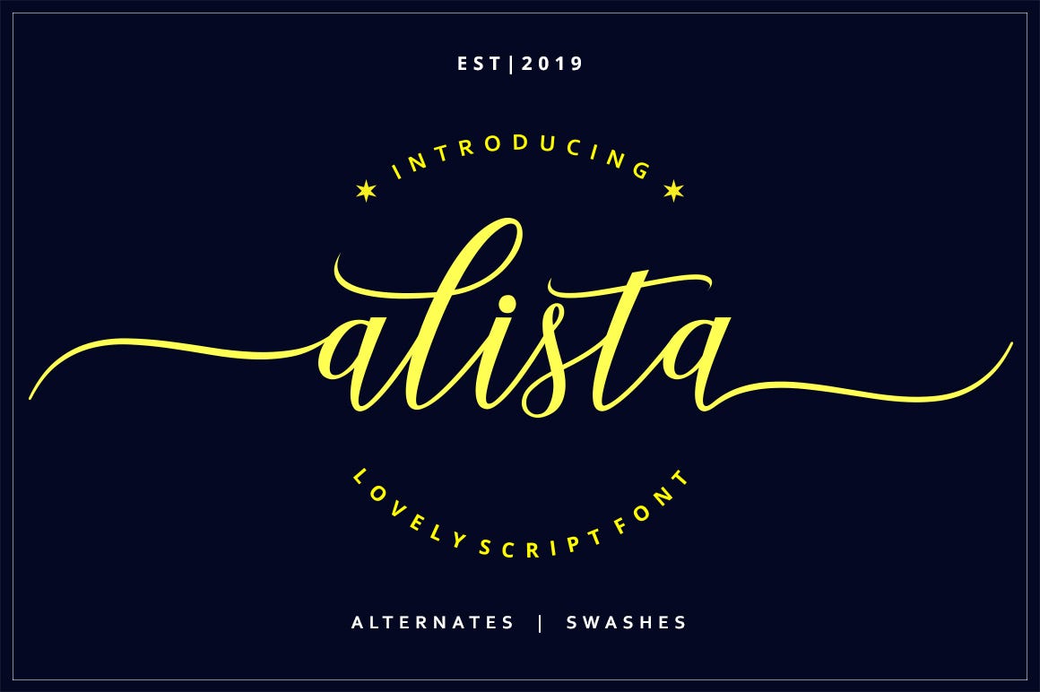 Alista Font Font - Novanebulae - Medium