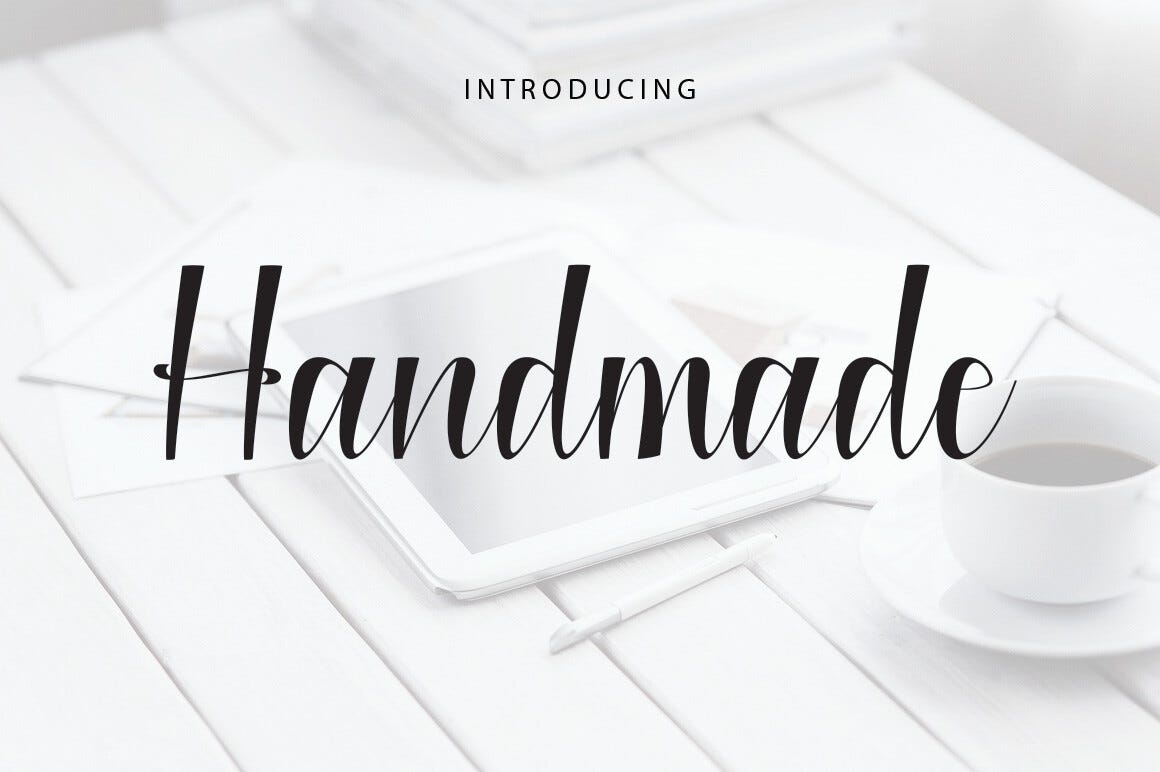 Handmade Font - Emmaethereal - Medium