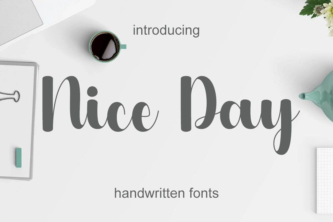 Nice Day Font - Fontmaven - Medium