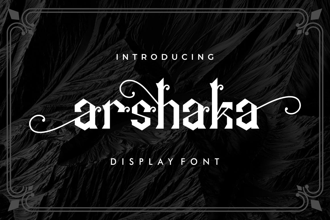 Arshaka Font OTF | by Isabellaink | Apr, 2024 | Medium