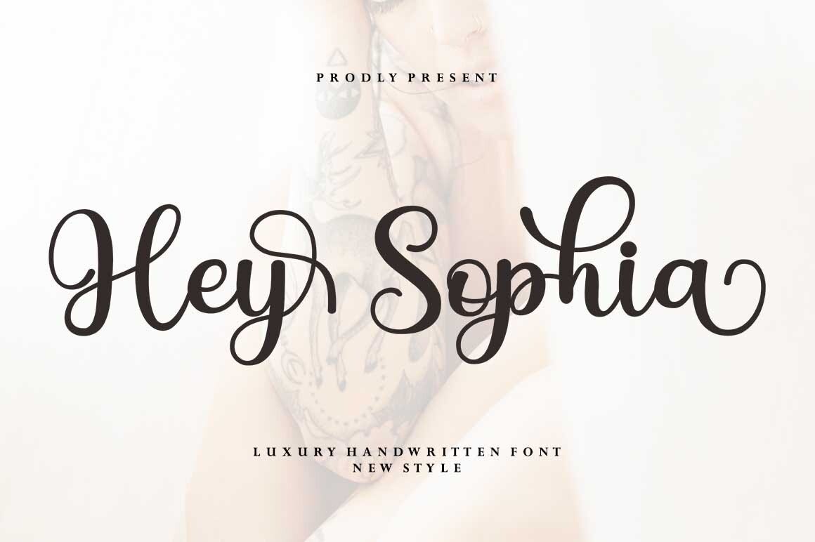 Hey Sophia Font - Emmaethereal - Medium