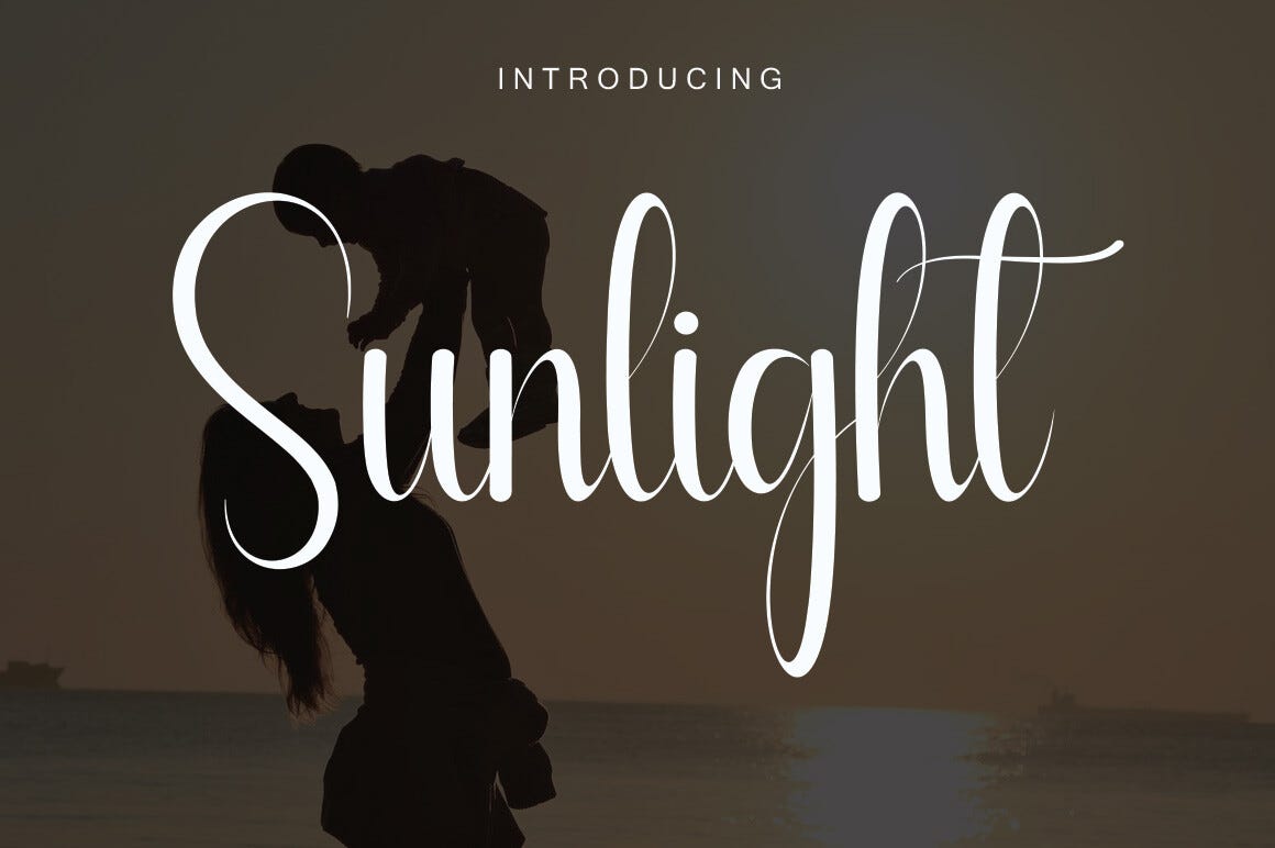 Sunlight Font - Datadreamer - Medium