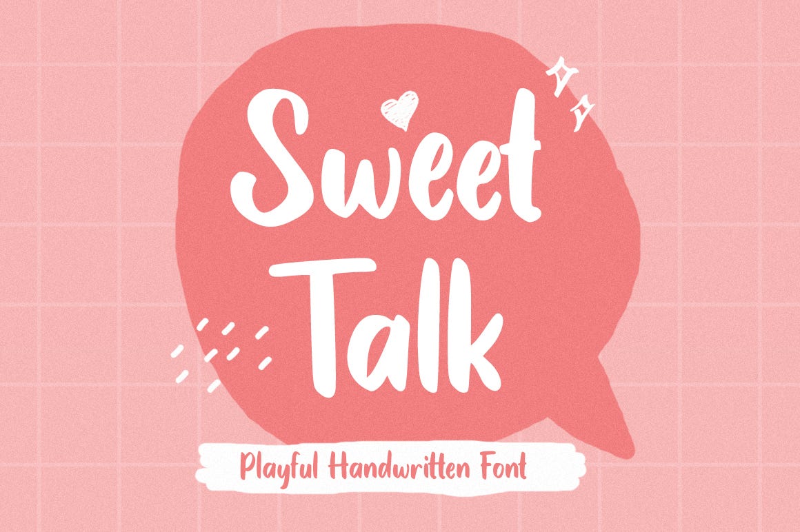 Sweet Talk Font - Threedsvgpros - Medium