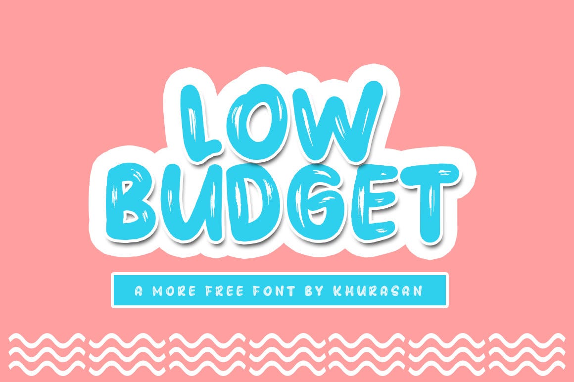 Low Budget Font Free Download | by Isabellainnovista | Apr, 2024 | Medium