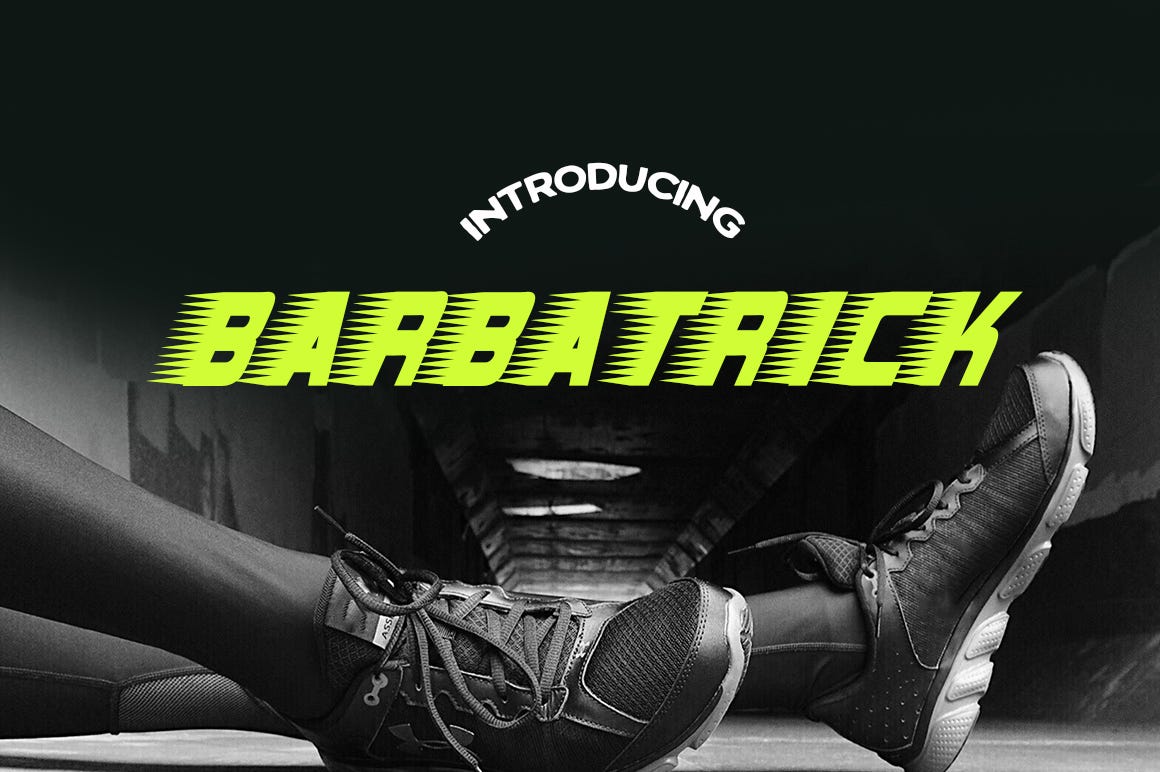 Barbatrick Font - Novanebulae - Medium