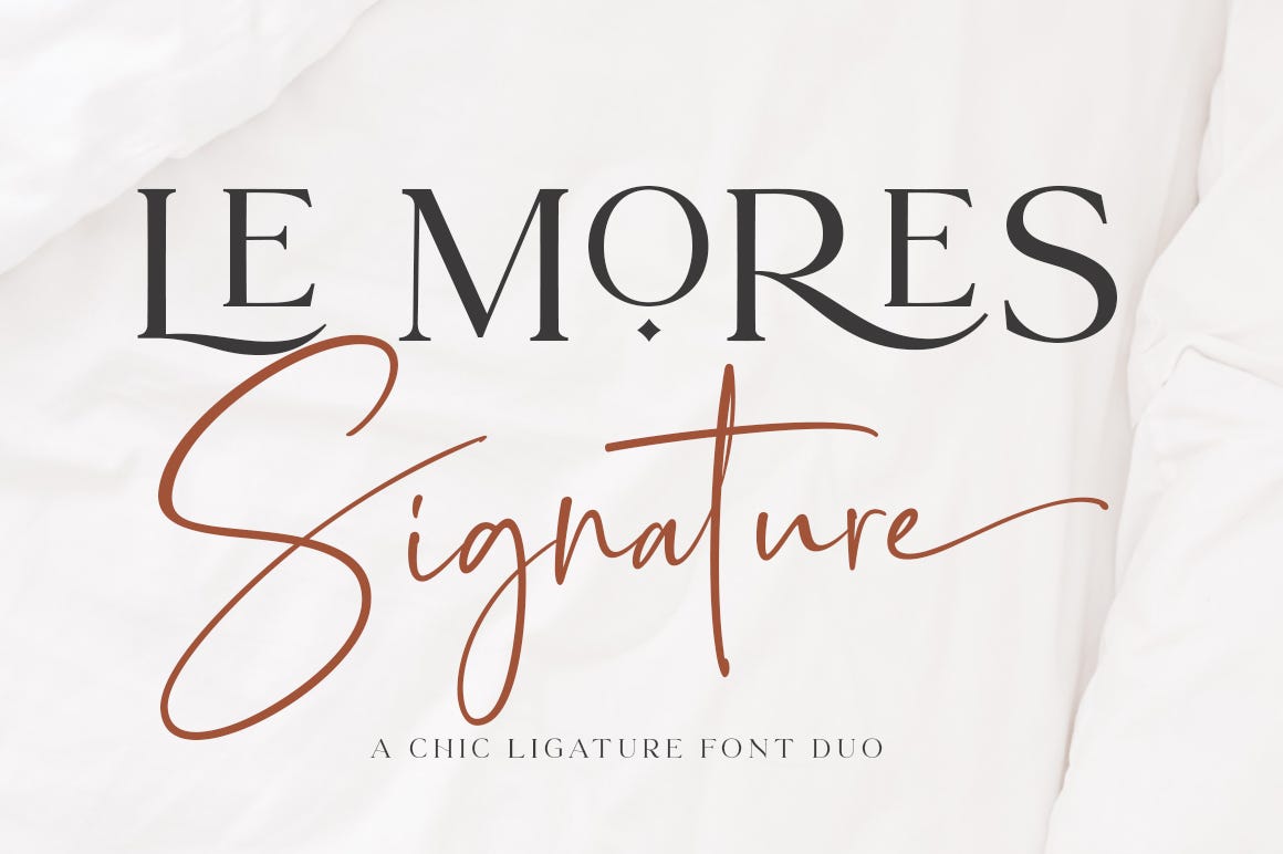Le Mores Signature Font - Arttechtom - Medium