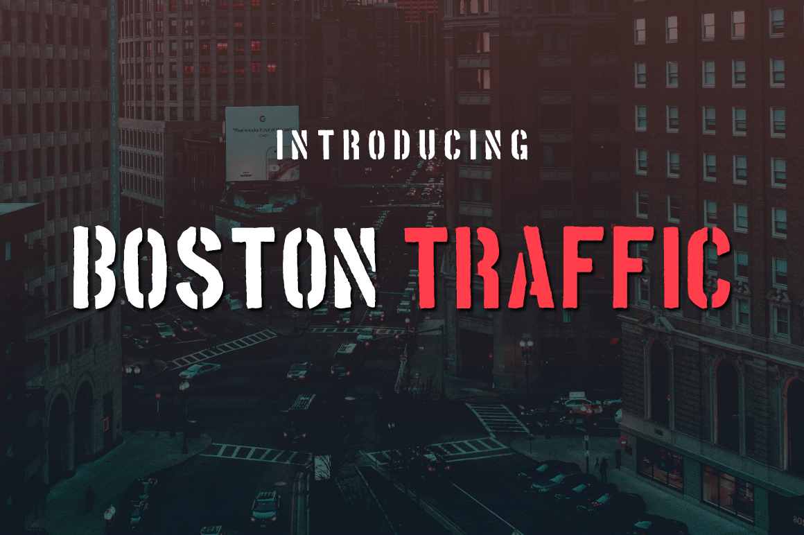 Boston Traffic Font - Prismpalette - Medium