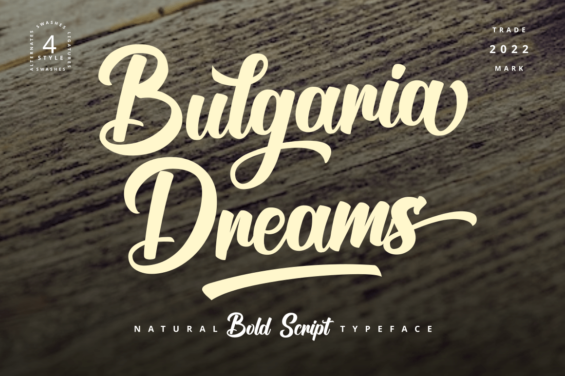 Bulgaria Dreams Font | by Datadreamer | Medium