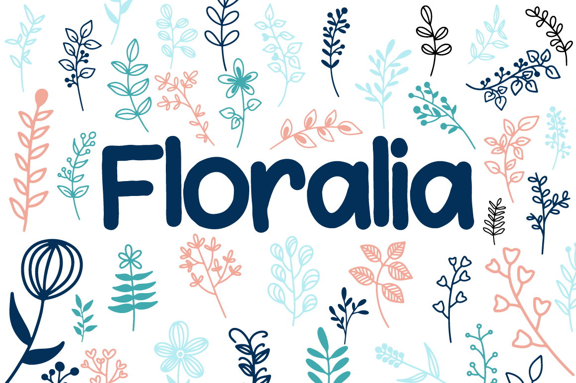 Floralia Font Chloechroma Medium