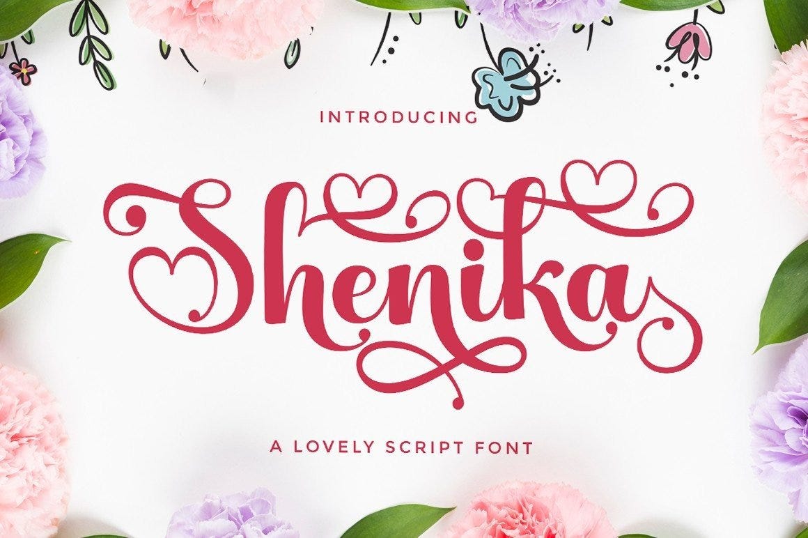 Shenika Font - Threedsvgpros - Medium
