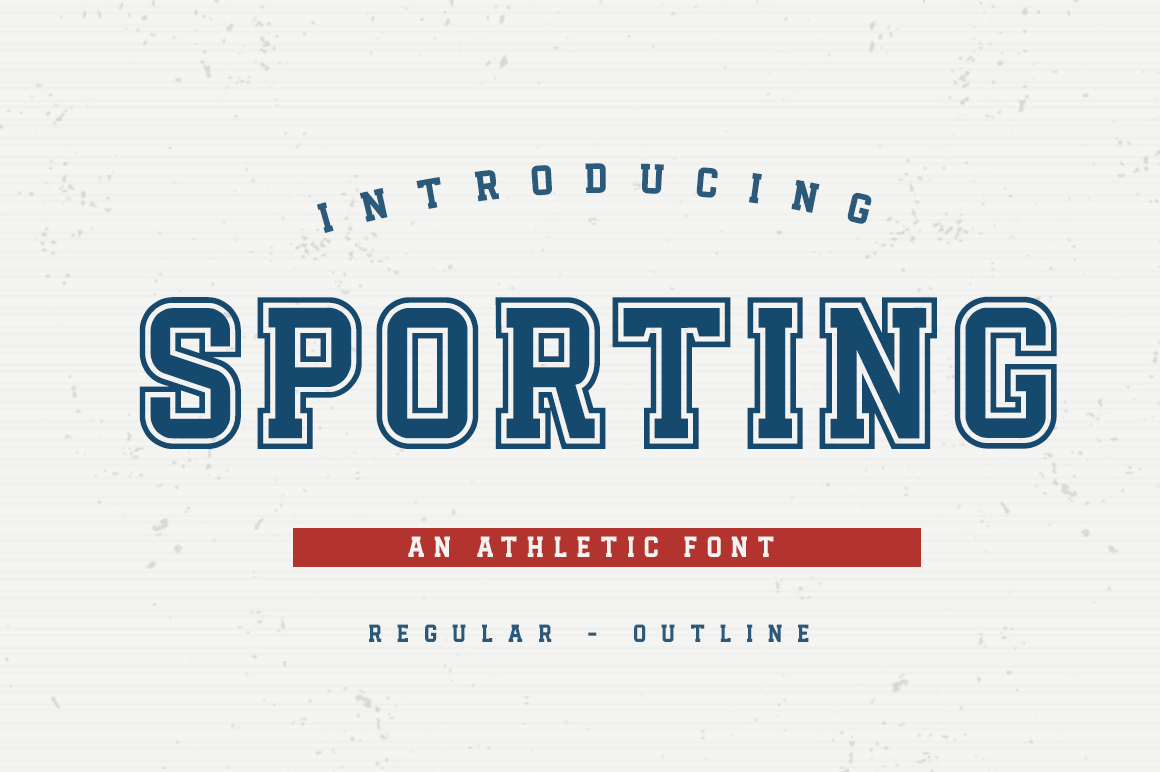 Sporting Font (Display Fonts) | by Arttechtom | May, 2024 | Medium